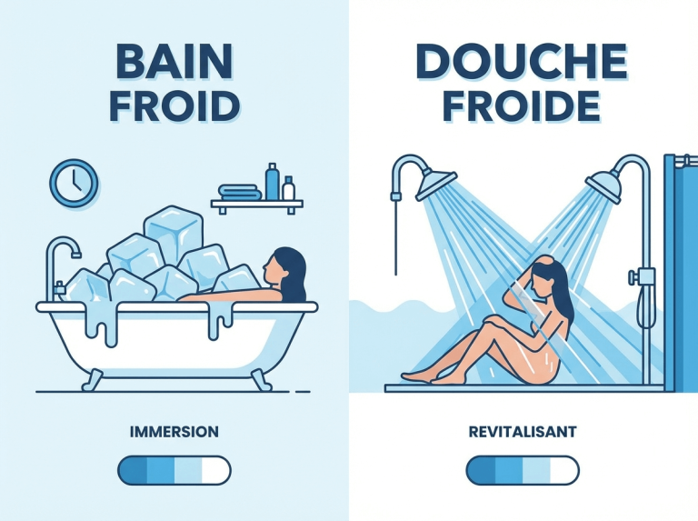 Bain froid vs douche froide : quel choix pour vos objectifs